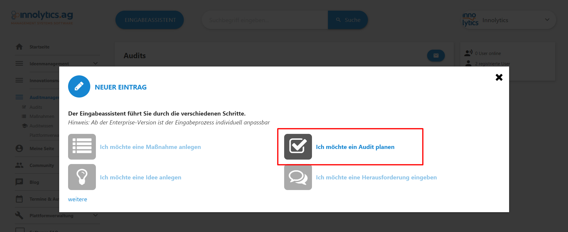 Innolytics Software FAQ